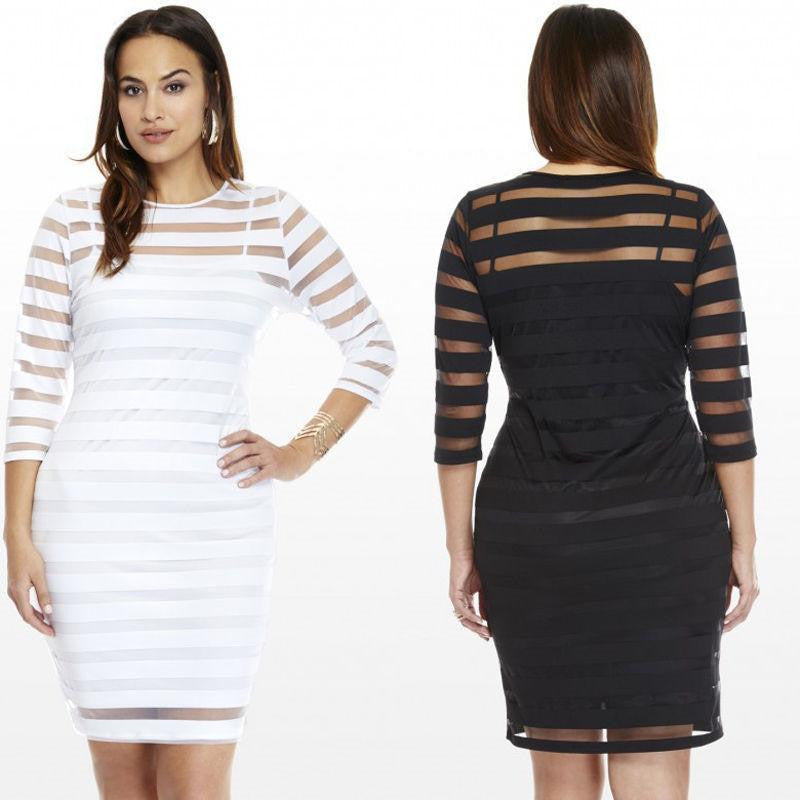 Women Ladies Slim Bodycon Party Evening Short Mini Dress Plus Size Str